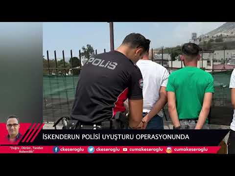 İSKENDERUN EMNİYETİNDEN MODERNEVLER MAHALLESİNE UYUŞTURUCU OPERASYONU