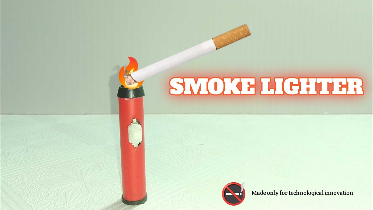 how to make a electric cigarette lighter at home || electric lighter ...