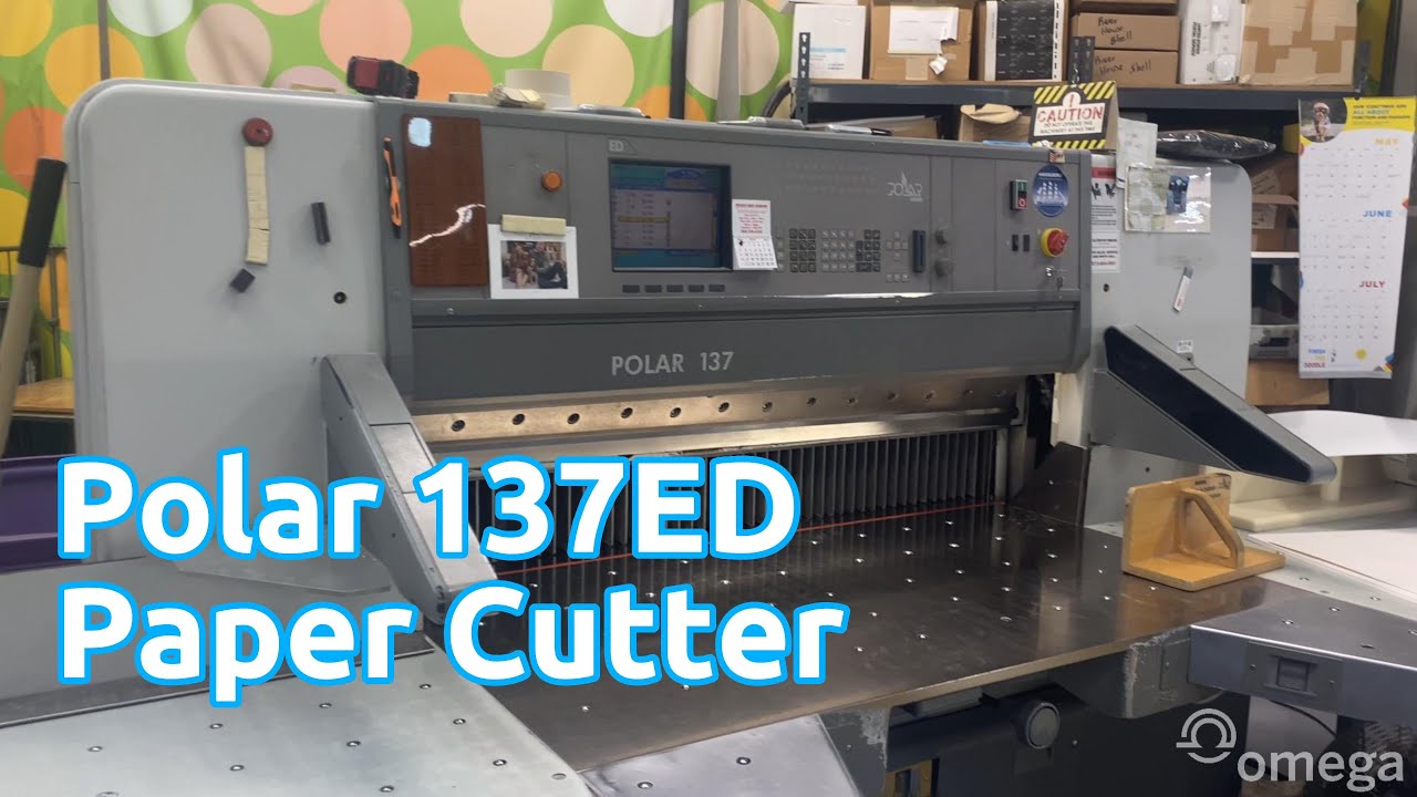 PrintEd: Polar 137 ED Cutter - YouTube