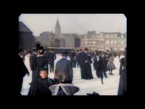 1898 - Ice Skating in France [Colorized]