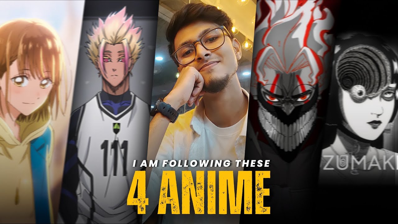 I'm Following these 4 Anime | DanDaDan | Blue Lock | Uzumaki | Blue Box ...