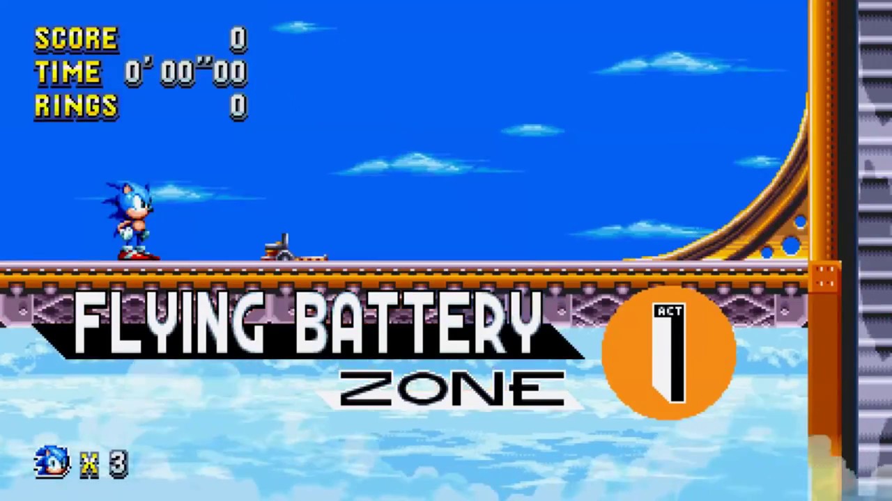 Flying Battery Zone Comparison (Sonic 3 & Knuckles VS Sonic Mania ...