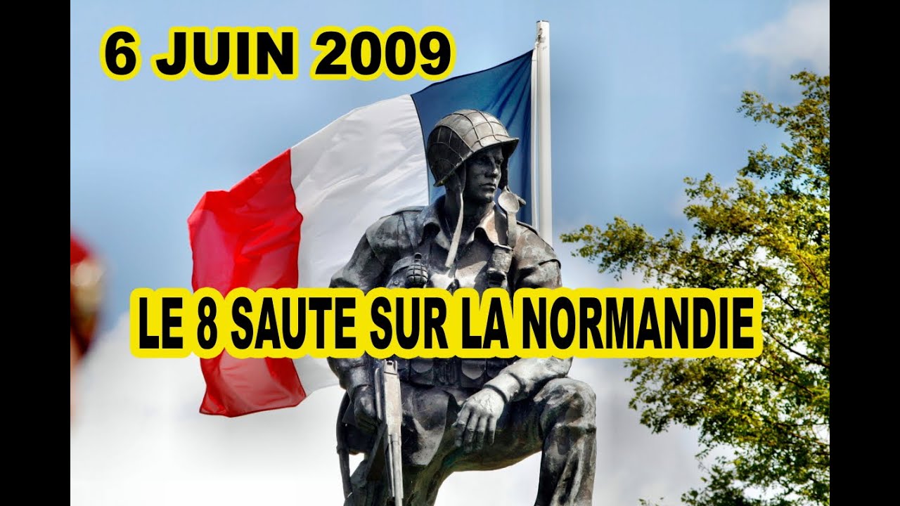 6 Juin 2009 Le 8RPIMa saute en Normandie - YouTube