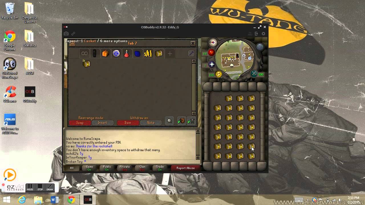 OSRS- Opening 55 Casket Loots! - YouTube