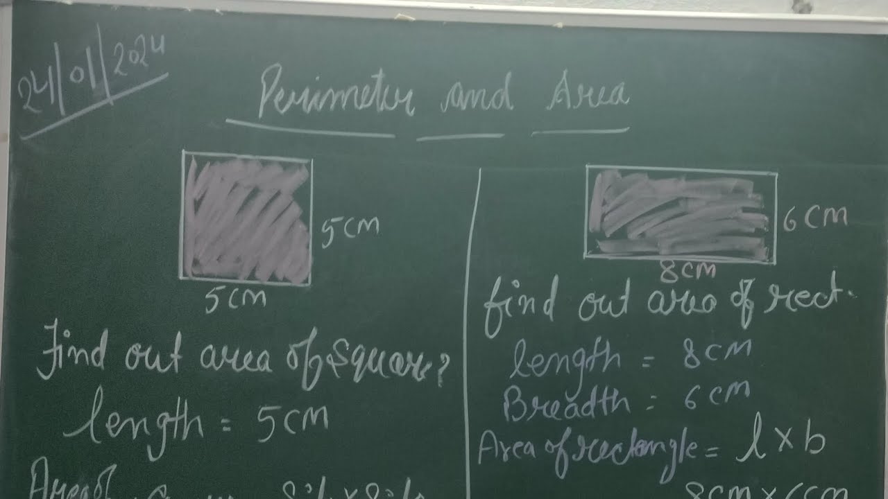 Perimeter and Area#maths#basic steps of perimeter and Area - YouTube