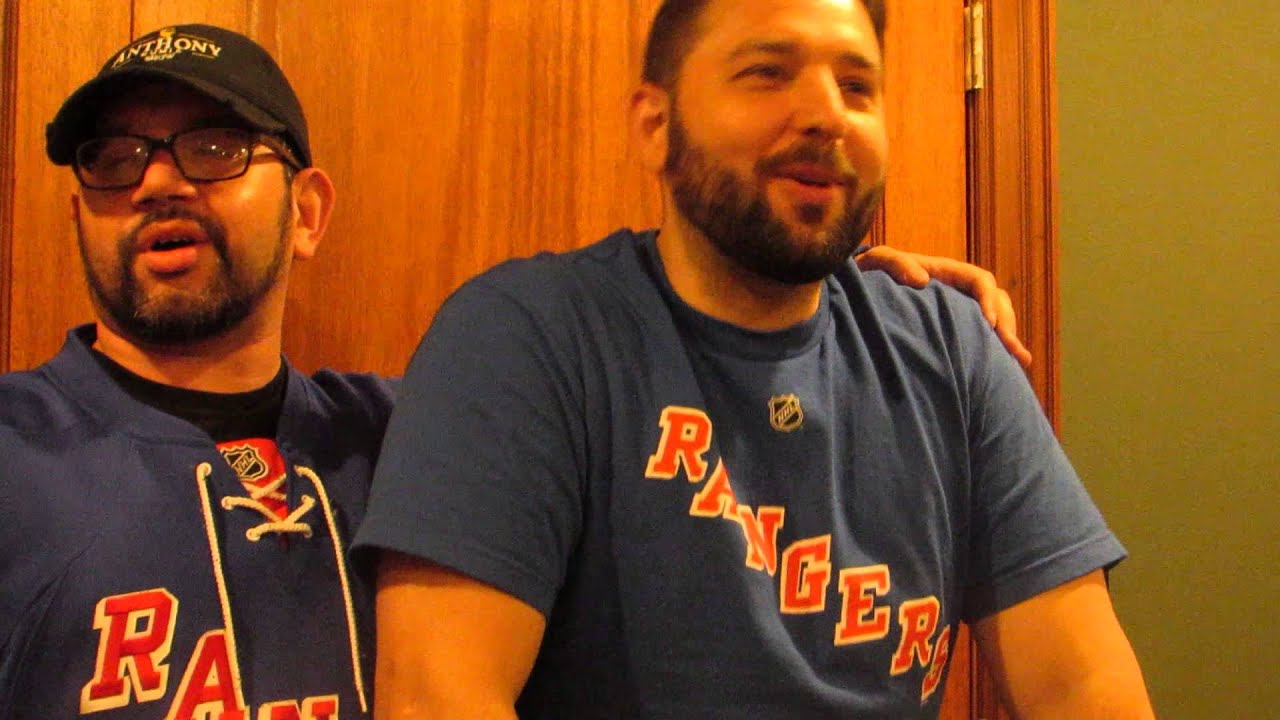 Bobo from the Anthony Cumia show and friend singing the Rangers victory ...