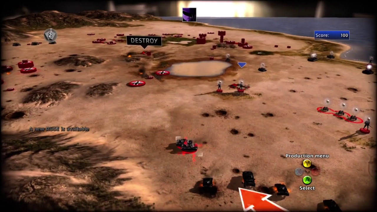 RUSE Xbox Gameplay - Mission 5 - Digging out the Fox - YouTube