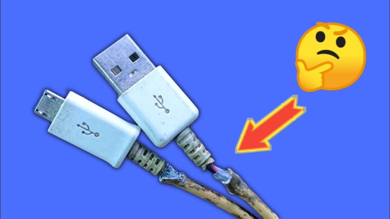 Do not throw away the original cable of the phone, but fix it in ...