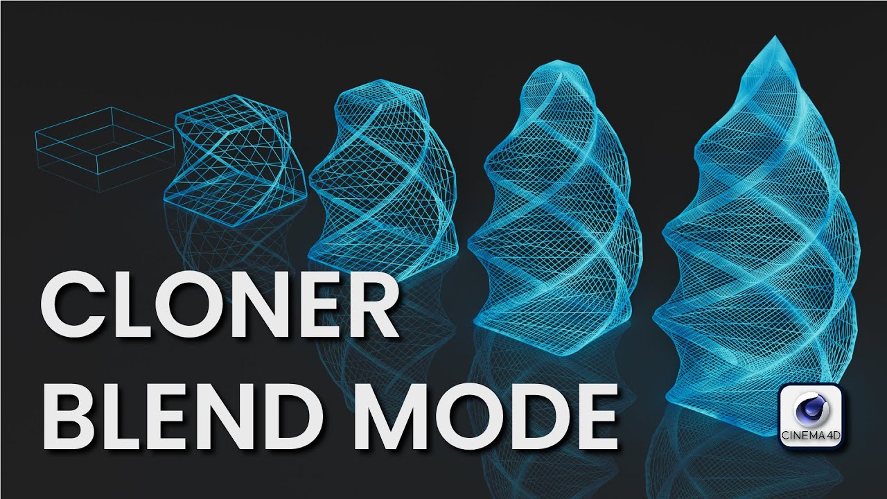 How to blend geometry and deformers to create awesome motion graphics ...