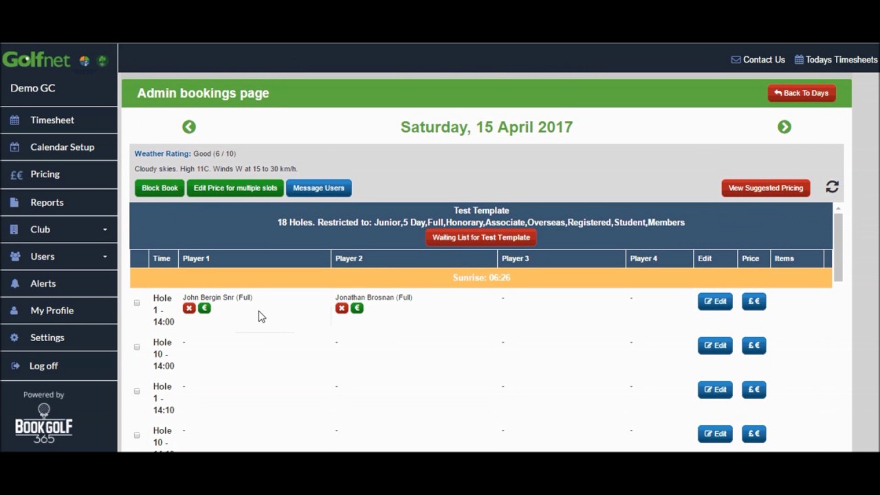 Make a Booking/Block Booking - YouTube