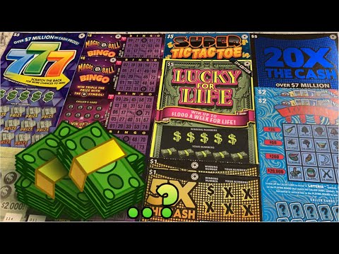 12 SCRATCH OFF TICKETS FROM THE WASHINGTON LOTTERY - YouTube