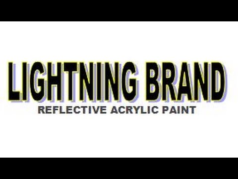 Lightning Brand Reflective Paint - YouTube
