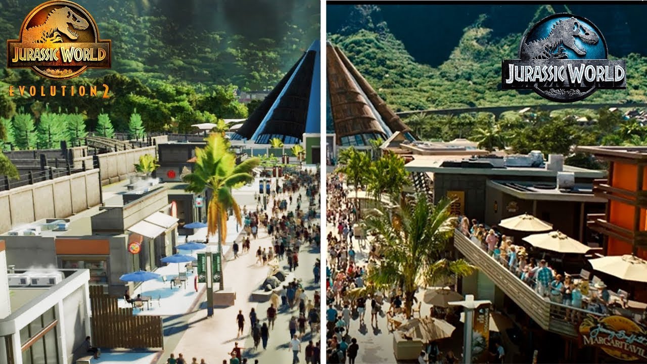 Recreating Jurassic World in Sandbox Mode | Jurassic World Evolution 2 ...