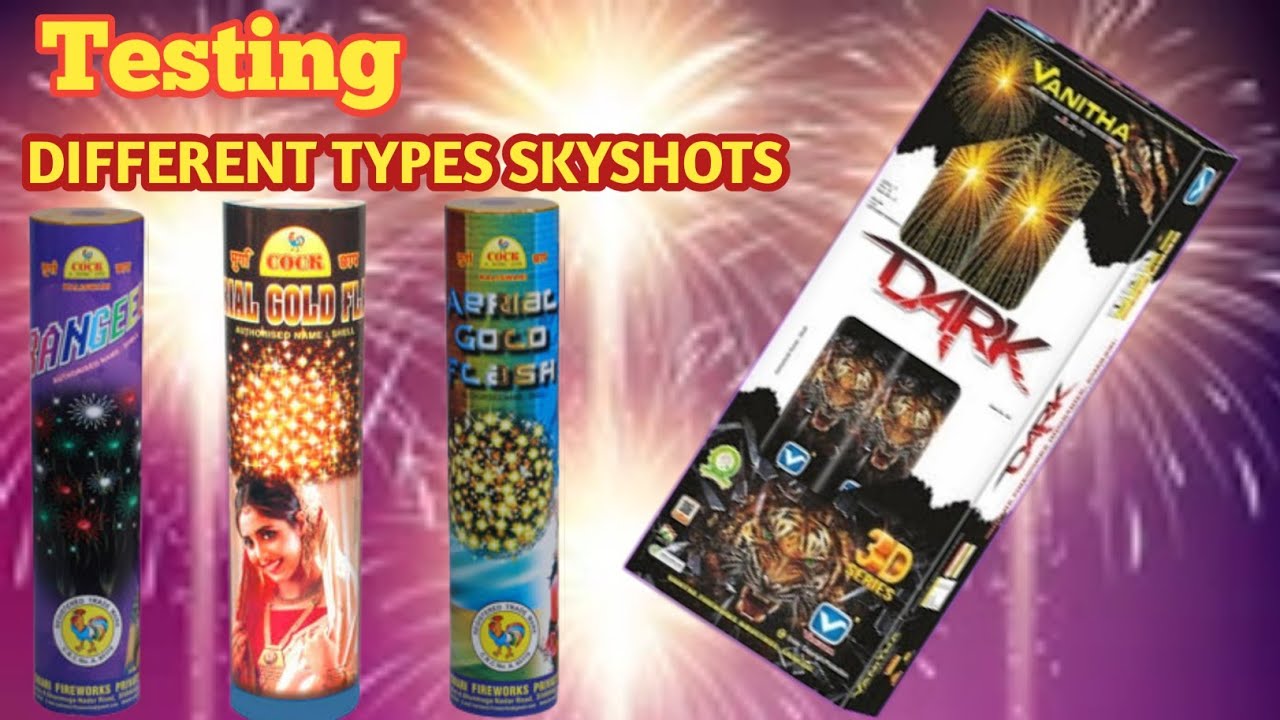 Testing Different Types Biggest Skyshot, Diwali Fireworks 2022 - YouTube