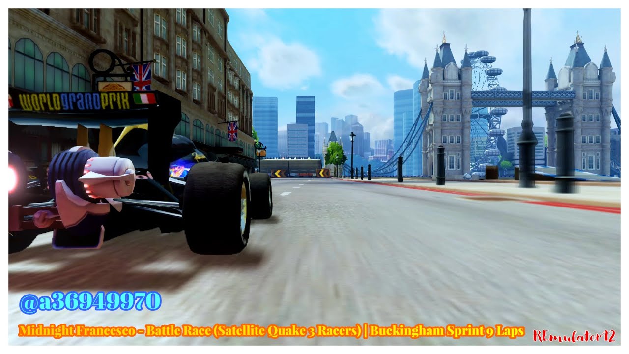 Cars 2 The Video Game | Midnight Francesco - Battle Race (SQ 3 Racers ...