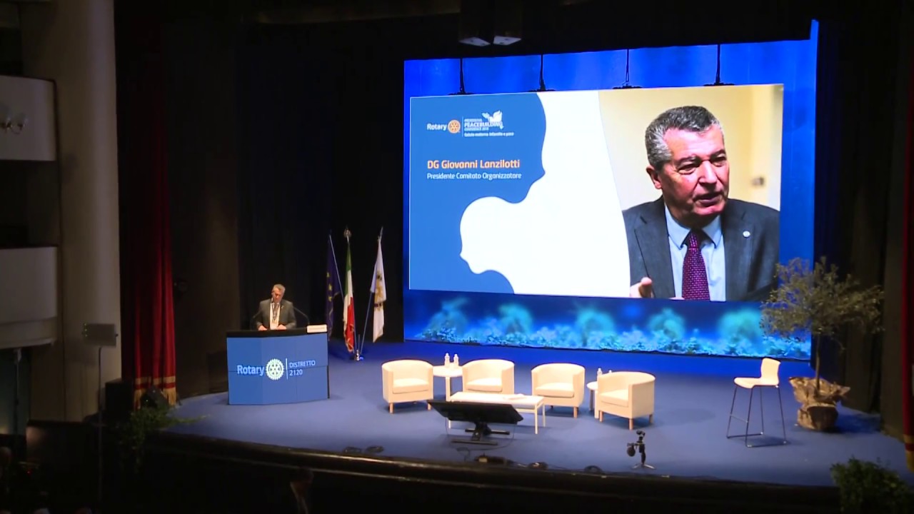 Conferenza Rotary a Taranto su "Salute materna, infantile e pace" - YouTube