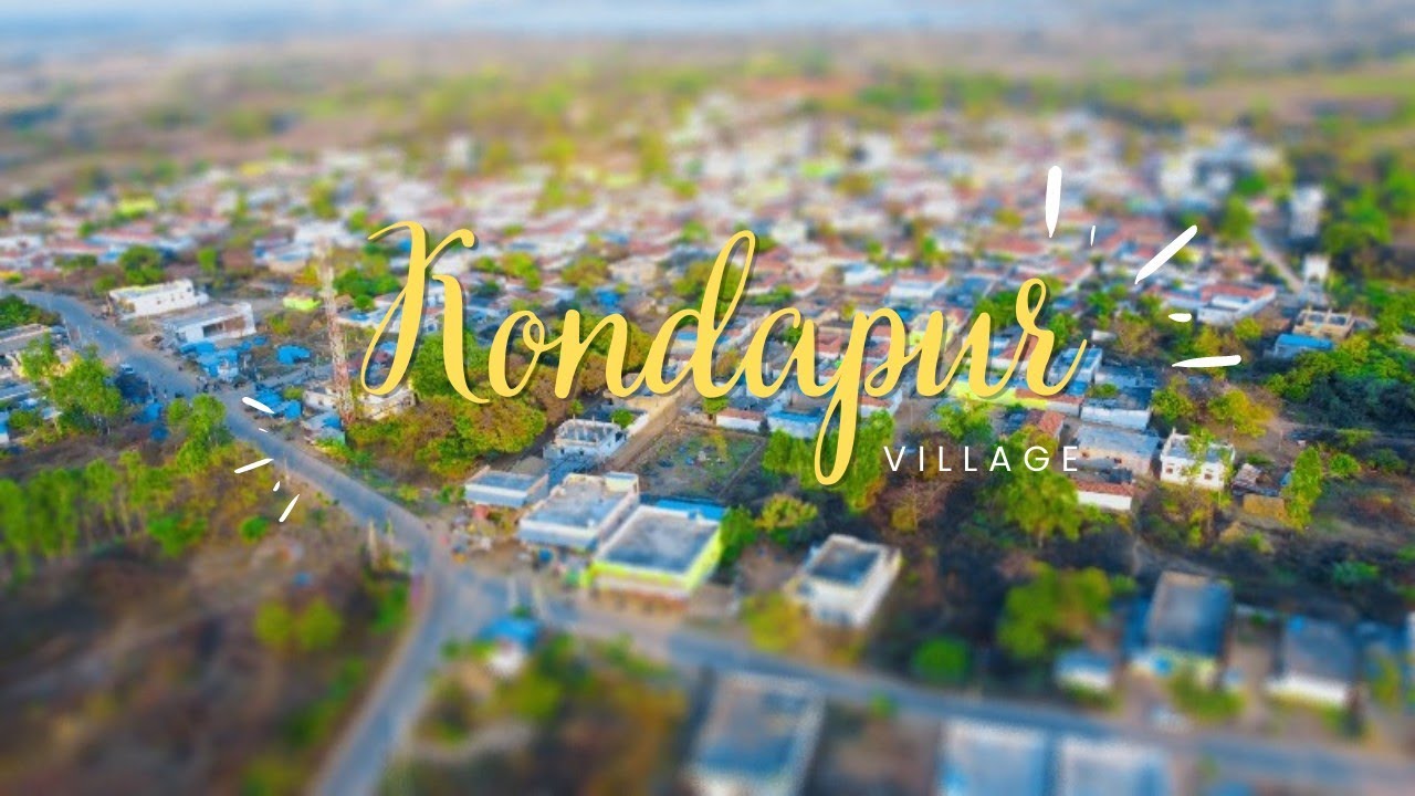 KONDAPUR village || sangareddy || Drone video || cinematic footage with ...