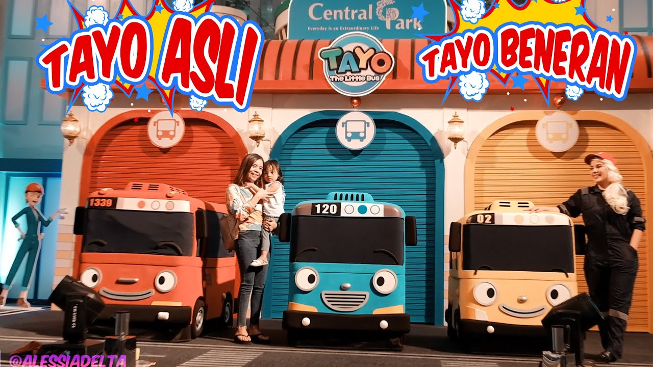 Nonton Bus TAYO Asli Beneran ! Meet and Greet TAYO Indonesia - YouTube