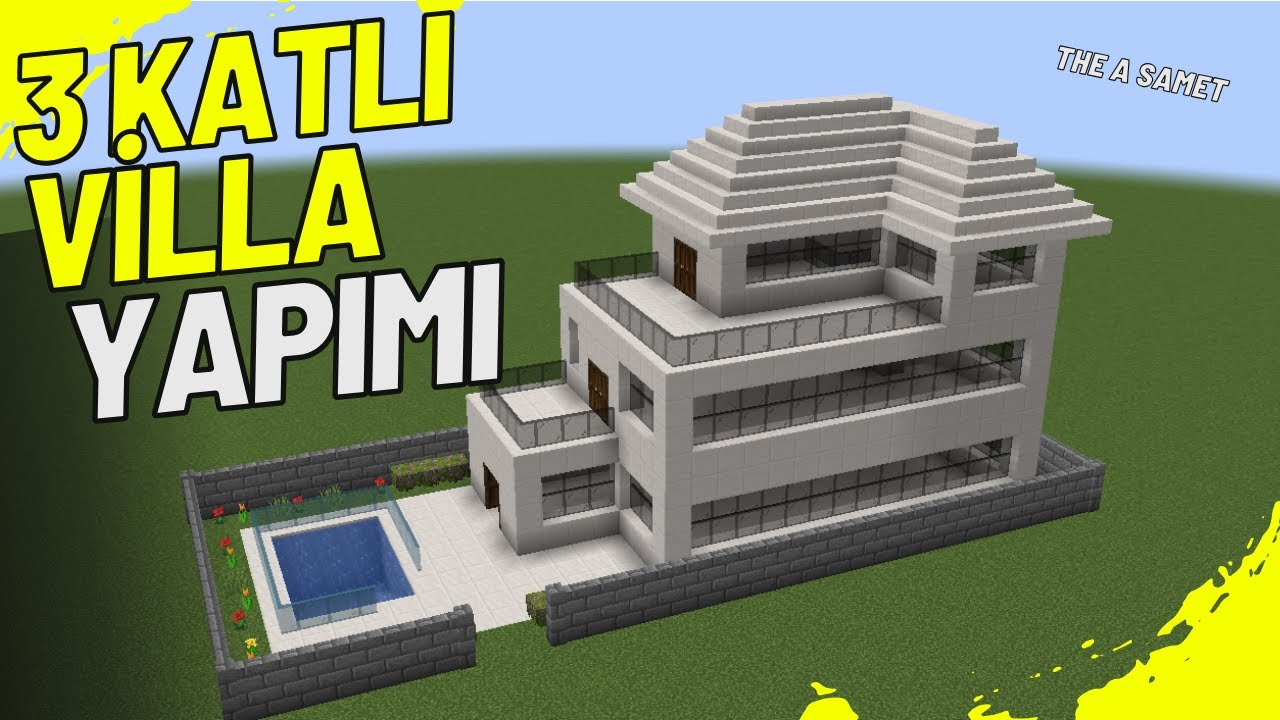 3 Katlı Villa Yaptım! Minecraft 3 Katlı Villa Yapımı - Minecraft | 2025 ...