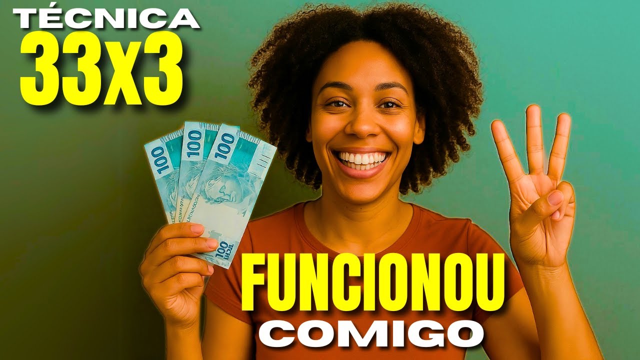 TÉCNICA 33X3 PARA DINHEIRO - FUNCIONA QUANDO NADA MAIS DÁ CERTO - YouTube