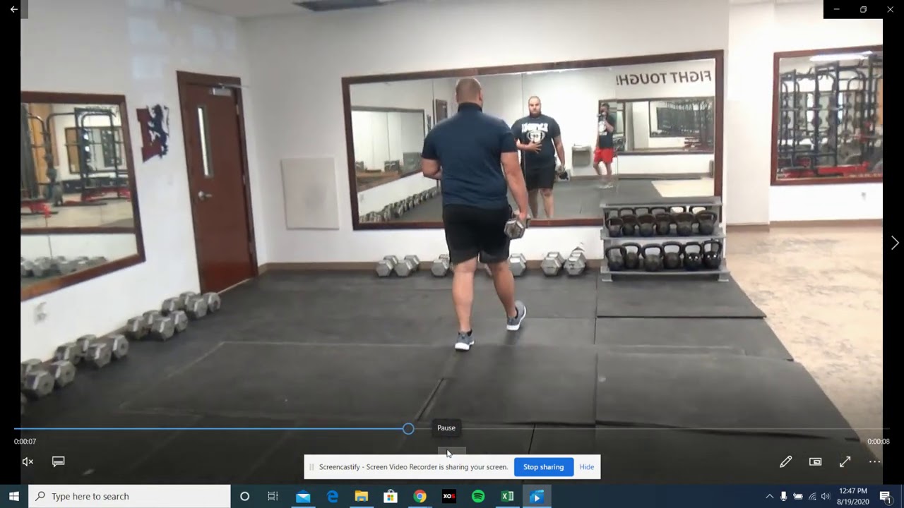 1 Arm DB Farmer's Walk - YouTube