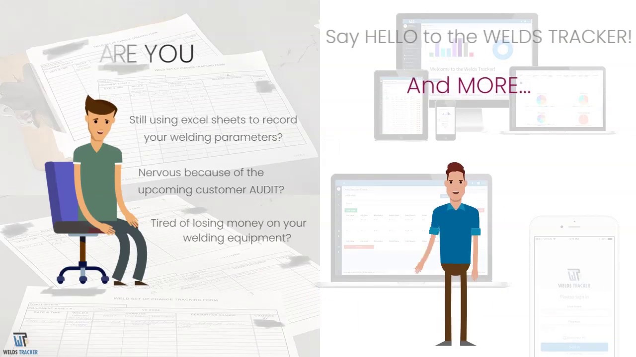 Modern Weld tracking using WELDS TRACKER - YouTube