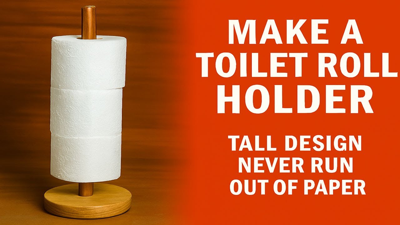 Make a Multi-Roll Toilet Paper Holder from a Broom Handle | DIY ...