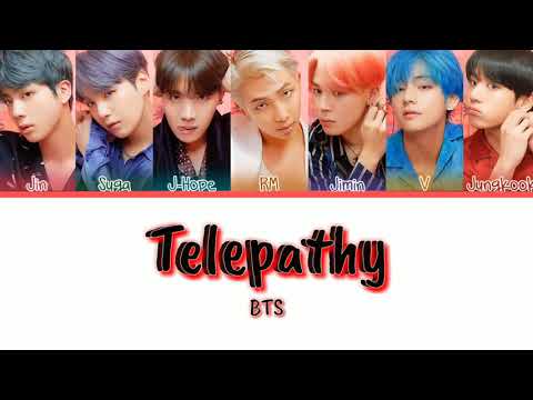 BTS - "Telepathy" (Lyrics) - YouTube