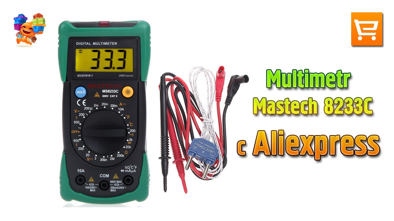 Обзор мультиметра Mastech MS8233C c Aliexpress! - YouTube