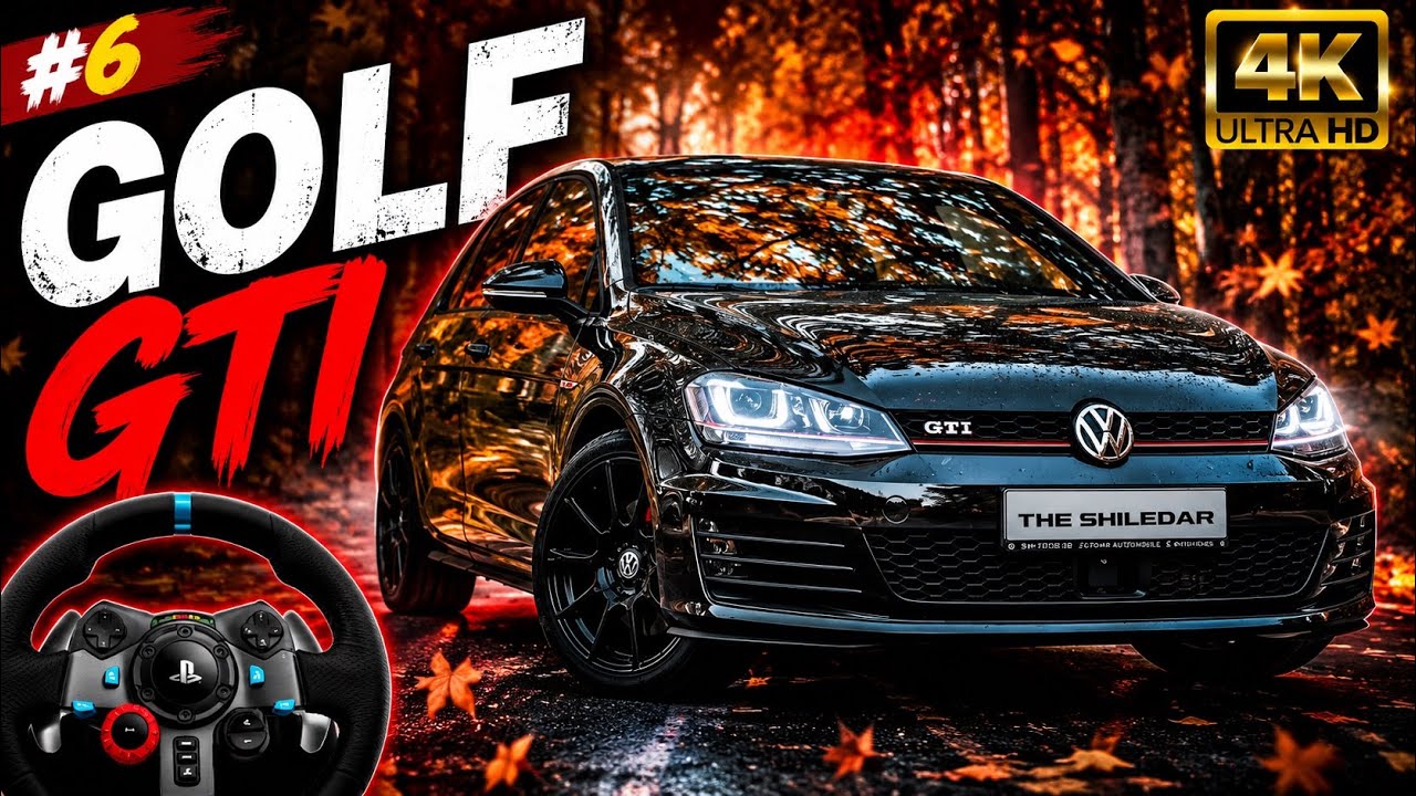 Golf GTI Extreme Drive 🚗 On Road + Off Road | Logitech G29 | 4K ...