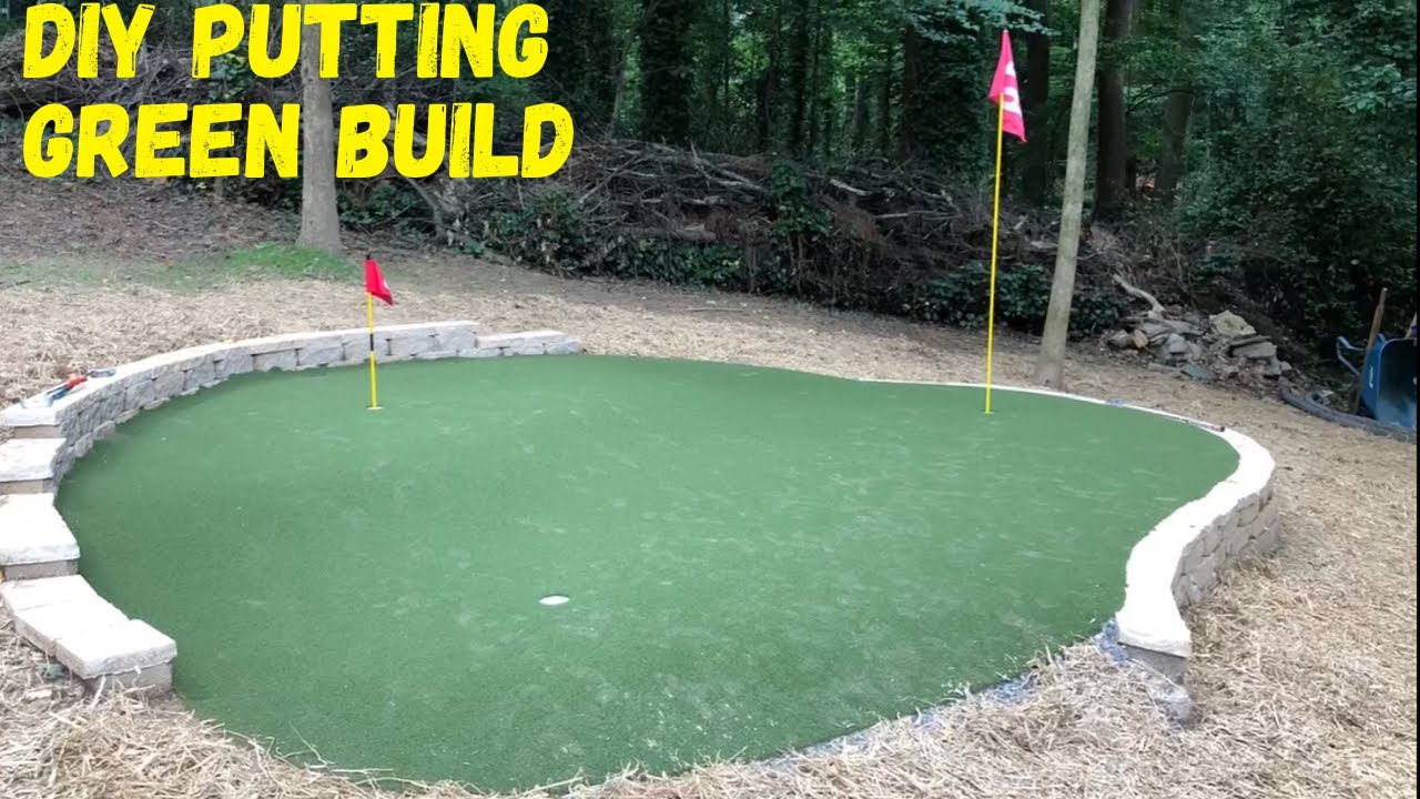 DIY Putting Green Build - Timelapse - YouTube