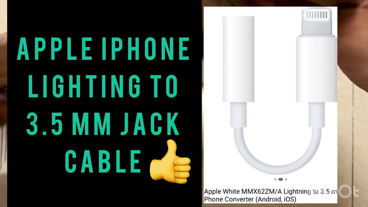 UNBOXING and quick review of Apple IPhone lightning to 3.5 MM jack ...