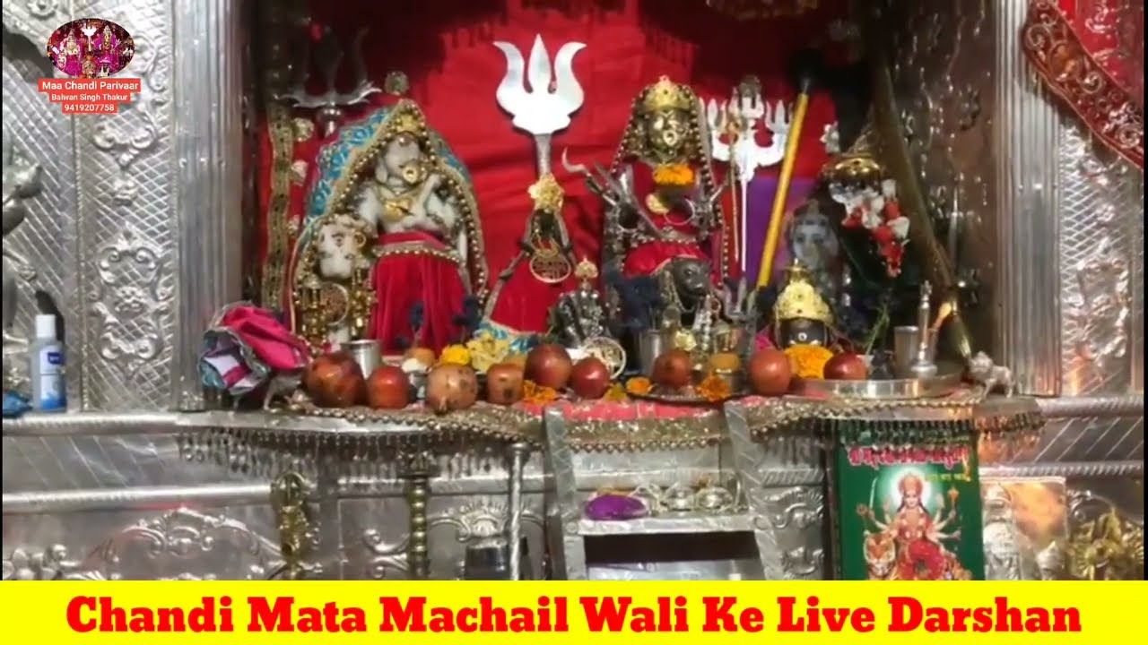 chandi mata bhaja | maa chandi machail wali ke live darshan | maa ...