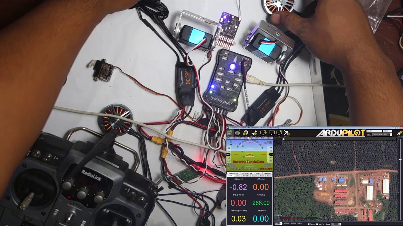 Wiring pixhawk (v-tol project) - YouTube