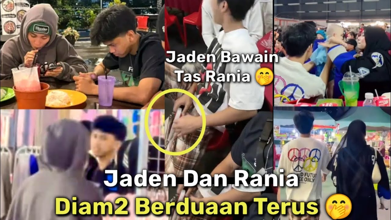 Jaden Dan Rania Keciduk Berduaan Terus Diam2 😂 Jaden Bawain Tas Rania ...