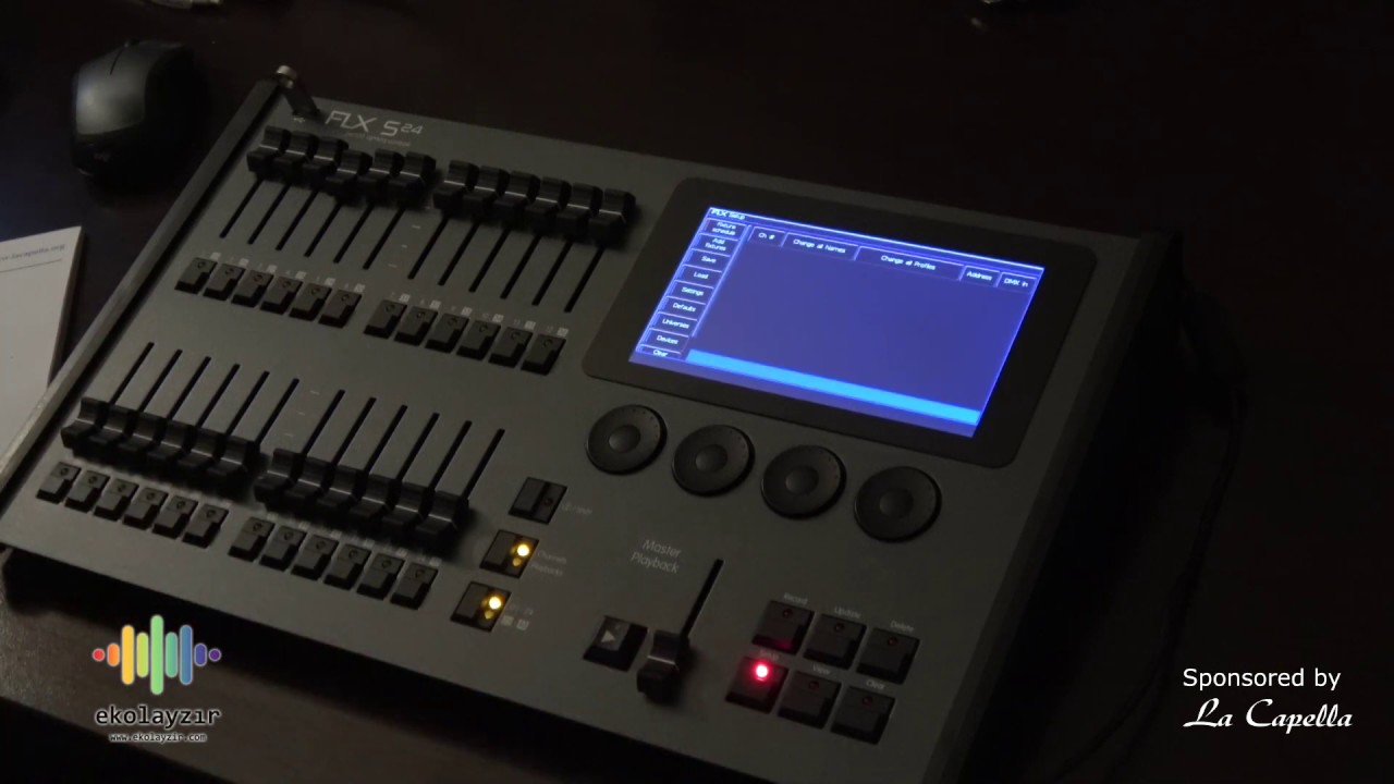 Zero88 FLX S24 Clear Options / Save / Load - Eğitim - YouTube