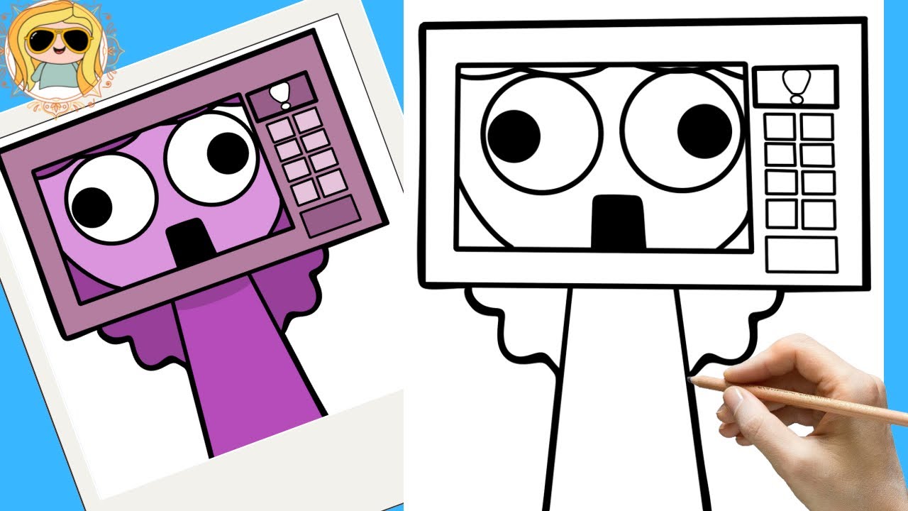 How to draw Lili - Incredibox Sprunki Characters Drawing Tutorial - YouTube