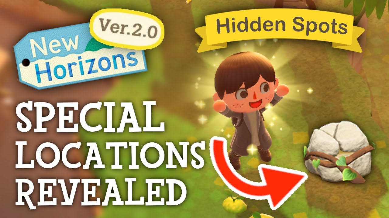Animal Crossing New Horizons - All SPECIAL LOCATIONS Revealed (Hidden ...