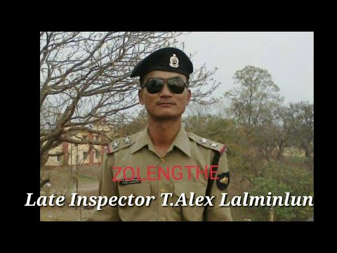 BSF Inspector(L)T. Alex Lalminlun Arrive at Imphal Airport
