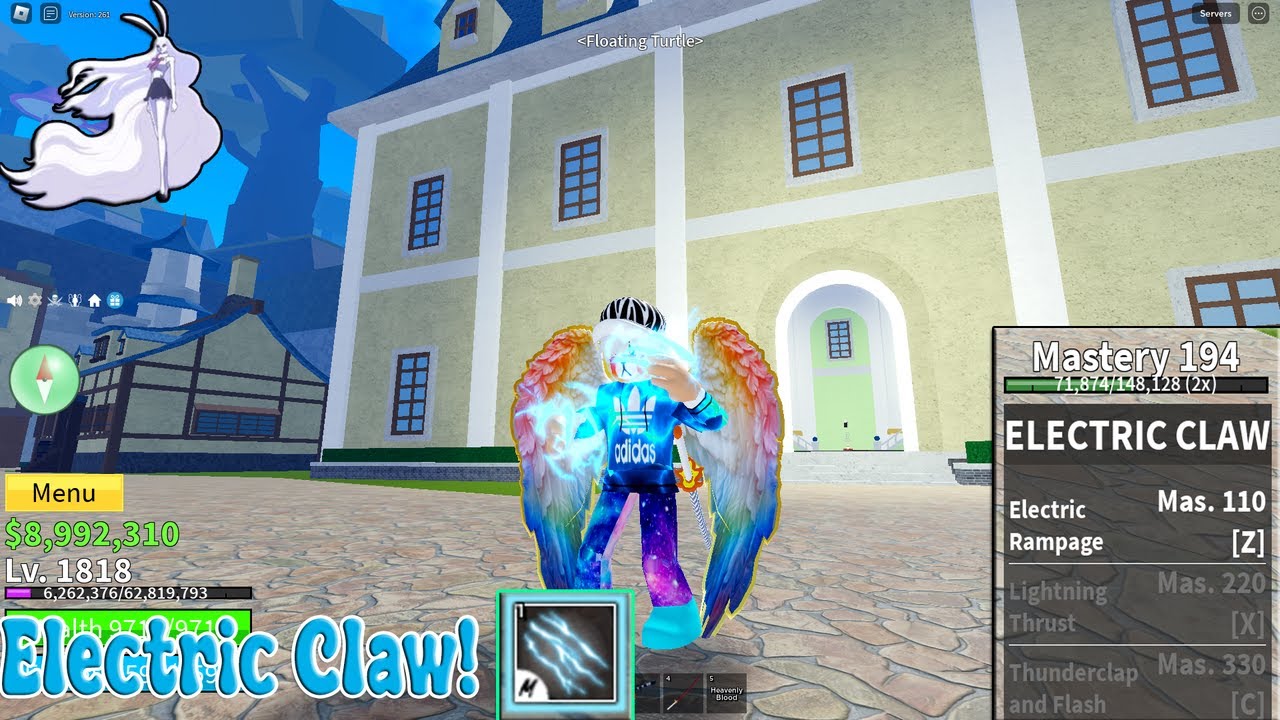 Electric Claw / Electric V2! Blox Fruits! - YouTube