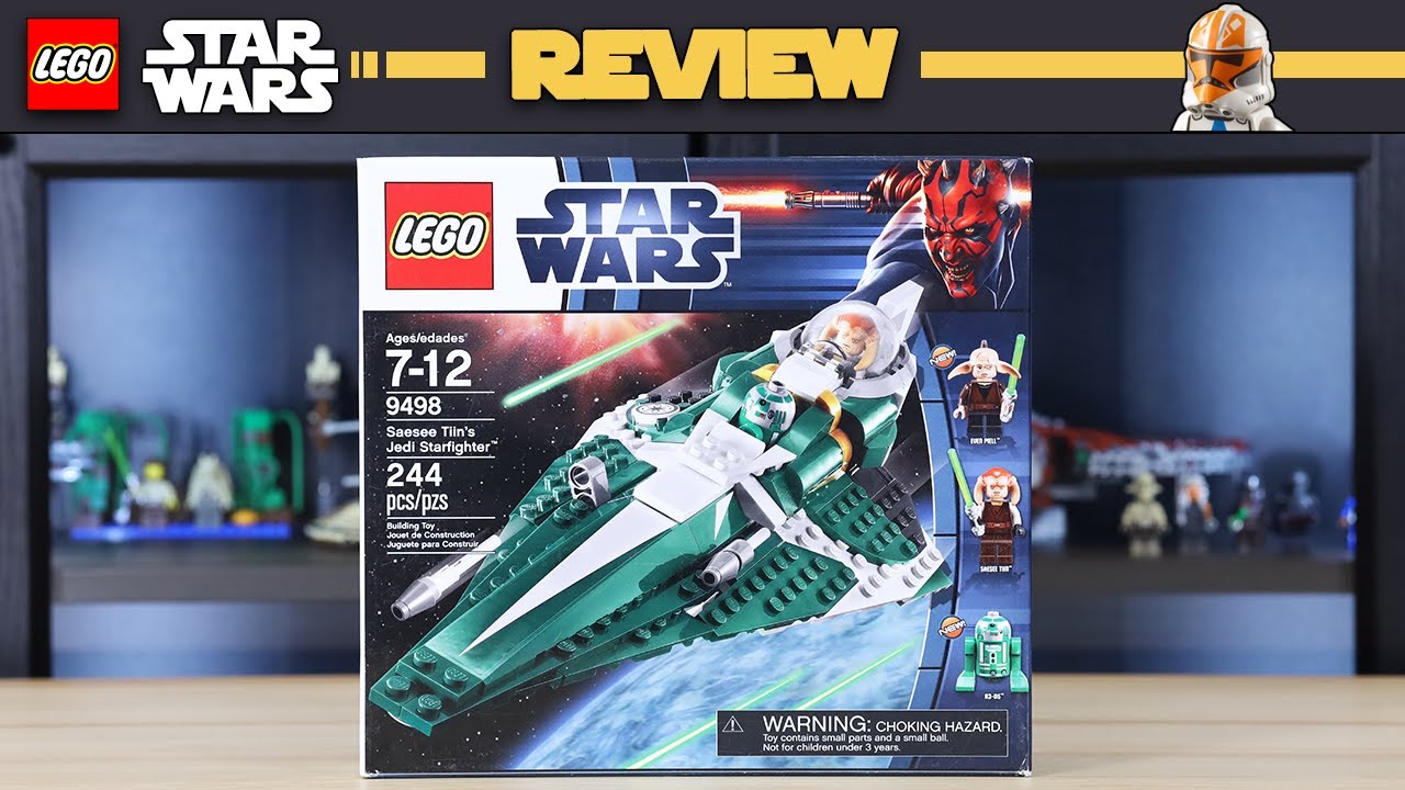 LEGO Star Wars 9498 Seasee Tiin's Jedi Starfighter - REVIEW - YouTube