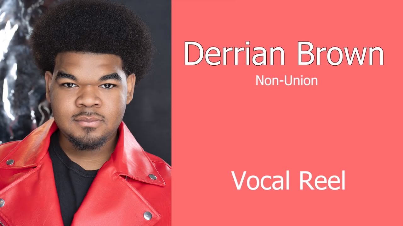 Derrian Brown - Vocal Reel - YouTube