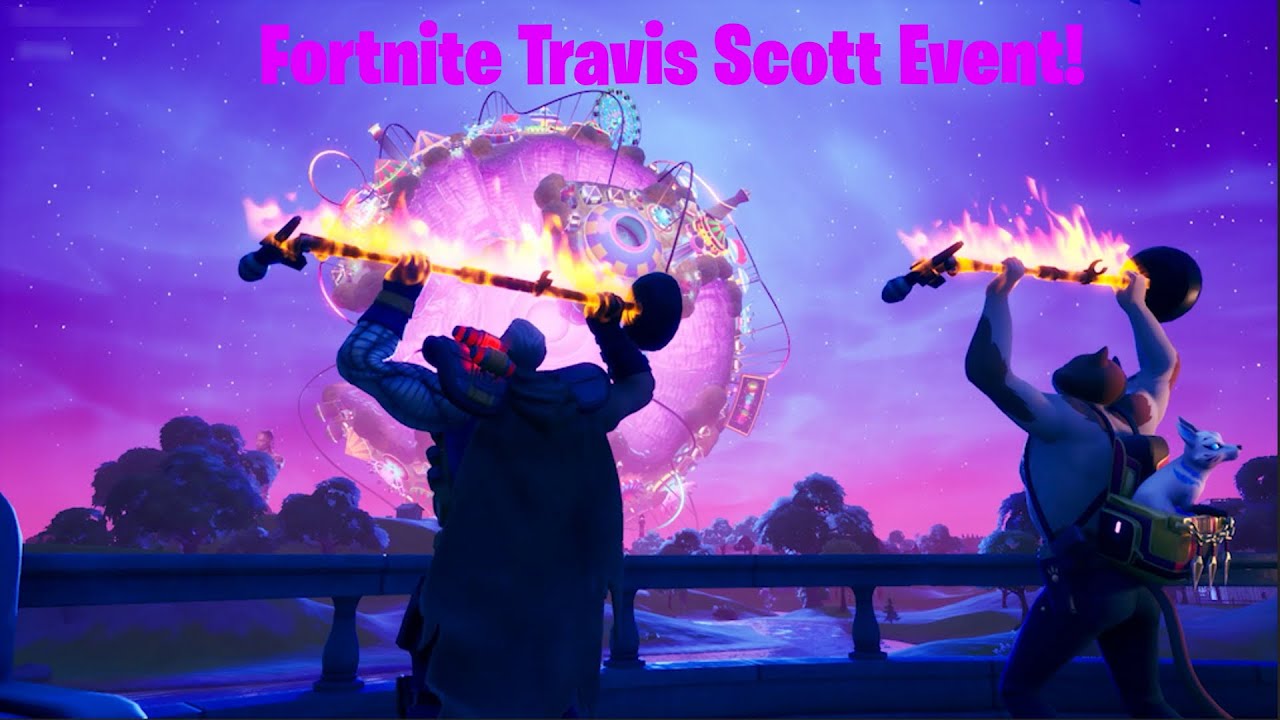 Fortnite Travis Scott Event Gameplay - YouTube