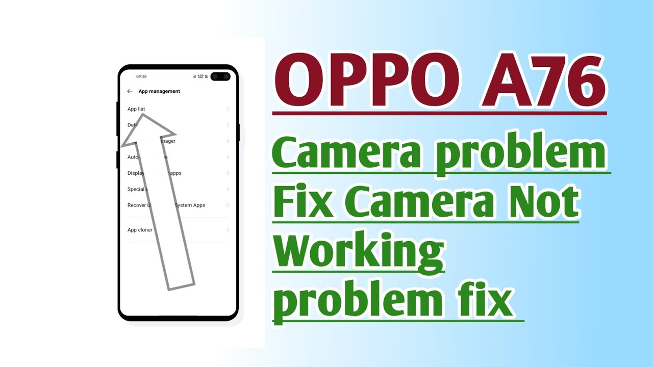 OPPO A76 Camera problem fix Camera Not working problem fix - YouTube