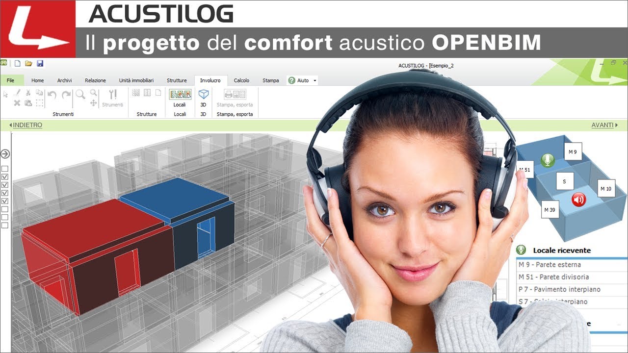 ACUSTILOG 2: il progetto del comfort acustico OPENBIM - YouTube