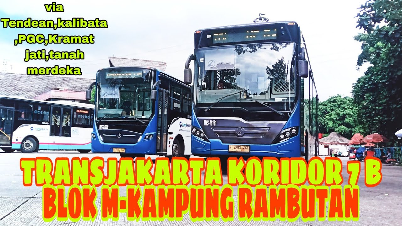 BUSWAY BLOK M-KAMPUNG RAMBUTAN (7B) - YouTube