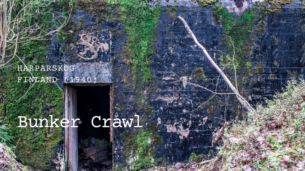 Exploring bunkers in Finland's Harparskog Line - YouTube