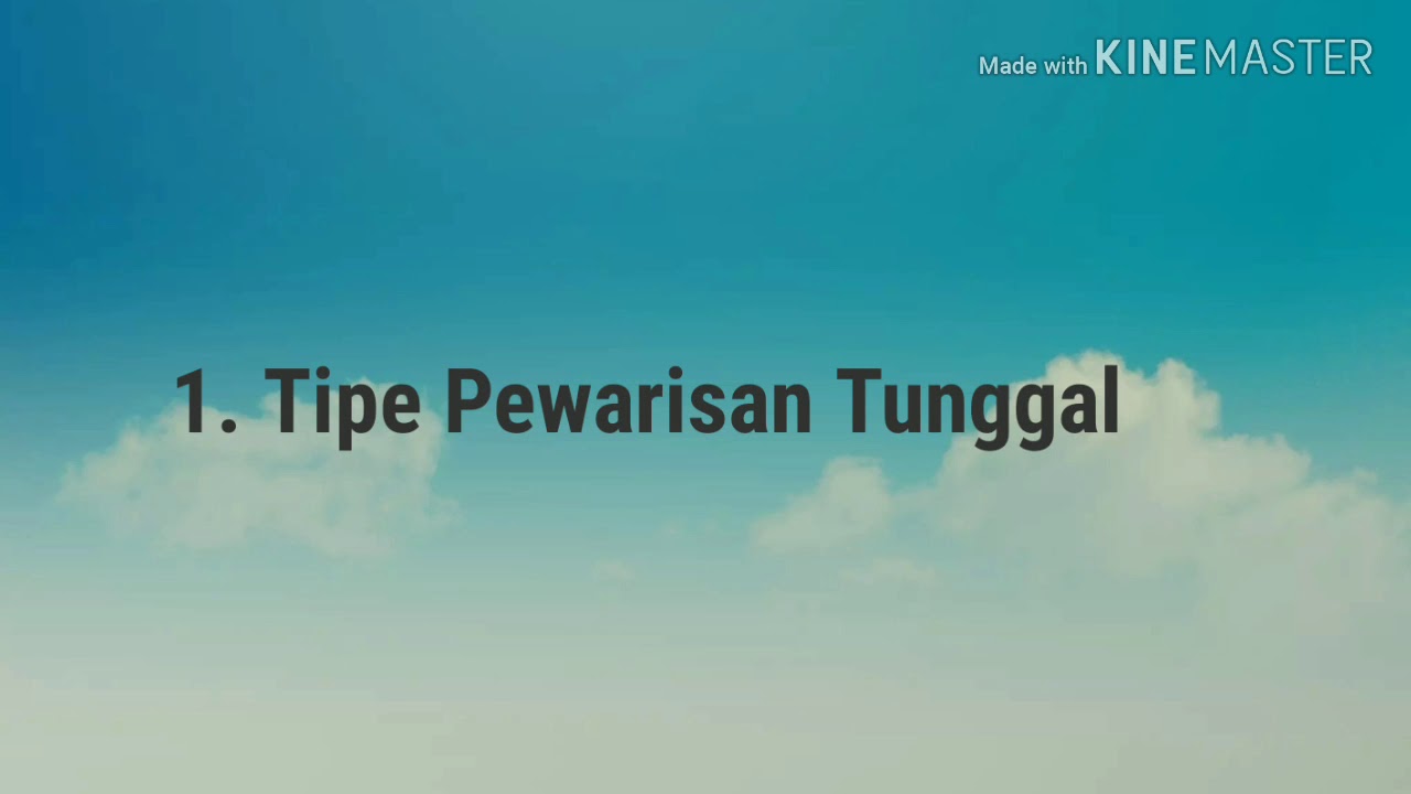 TIPE PEWARISAN PADA JAVA - YouTube