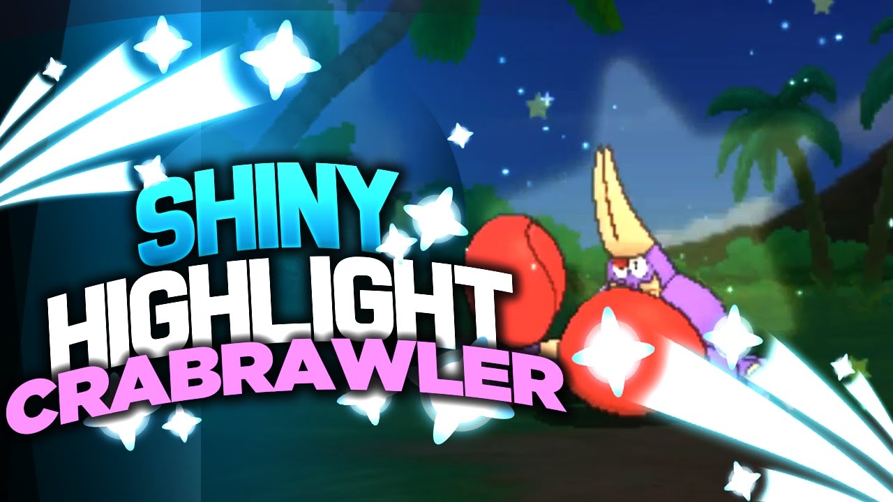 SHINY CRABRAWLER HIGHLIGHT! - SHINY CRABRAWLER AFTER 60 SOS CHAIN ...