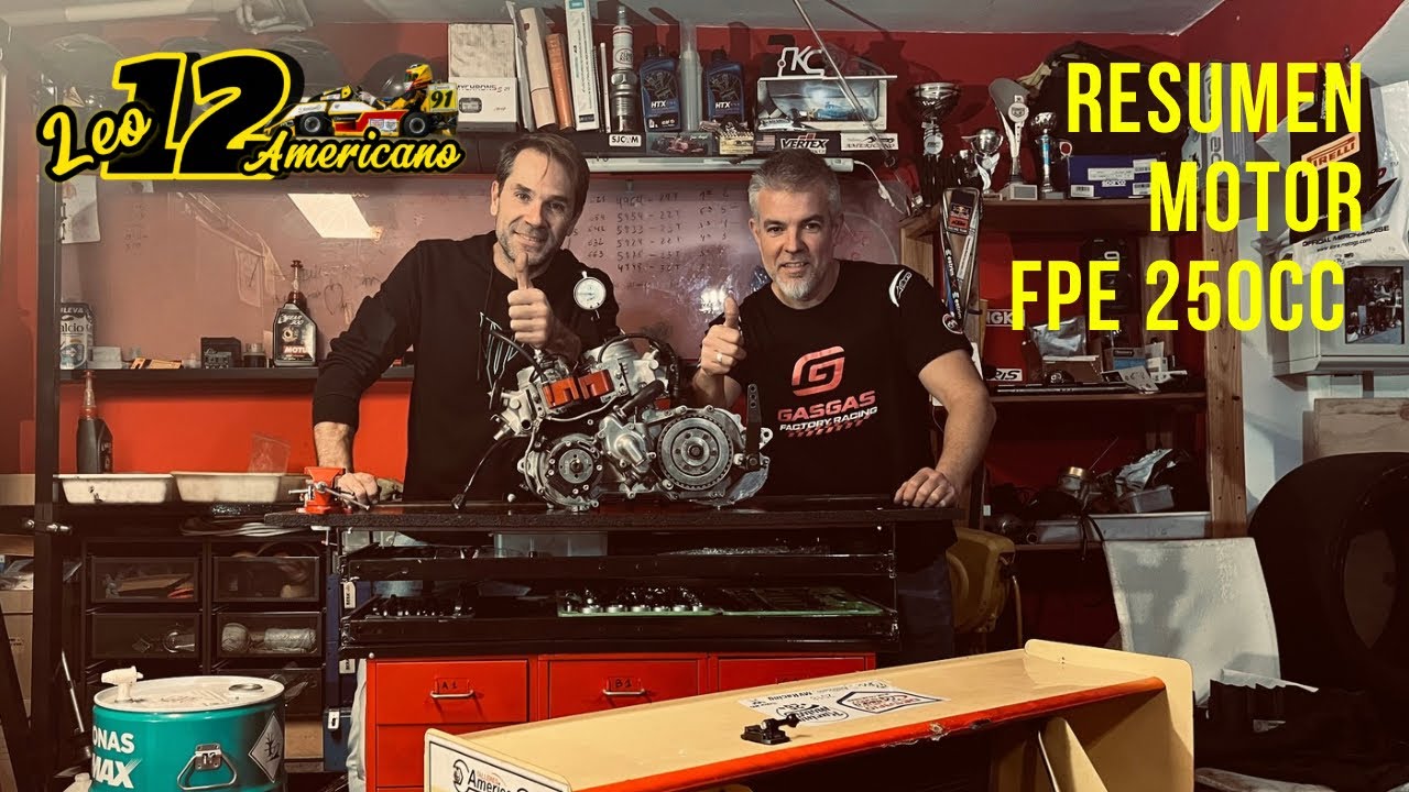 Resumen del montaje de un motor FPE 250 cc. Un motor de 2 tiempos del ...